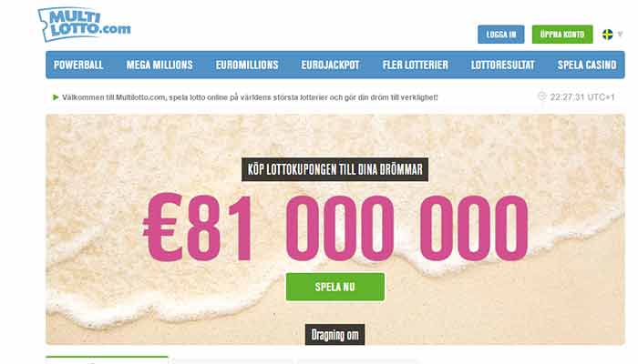 MultiLotto sverige spela lotto online - Rätta Lotto